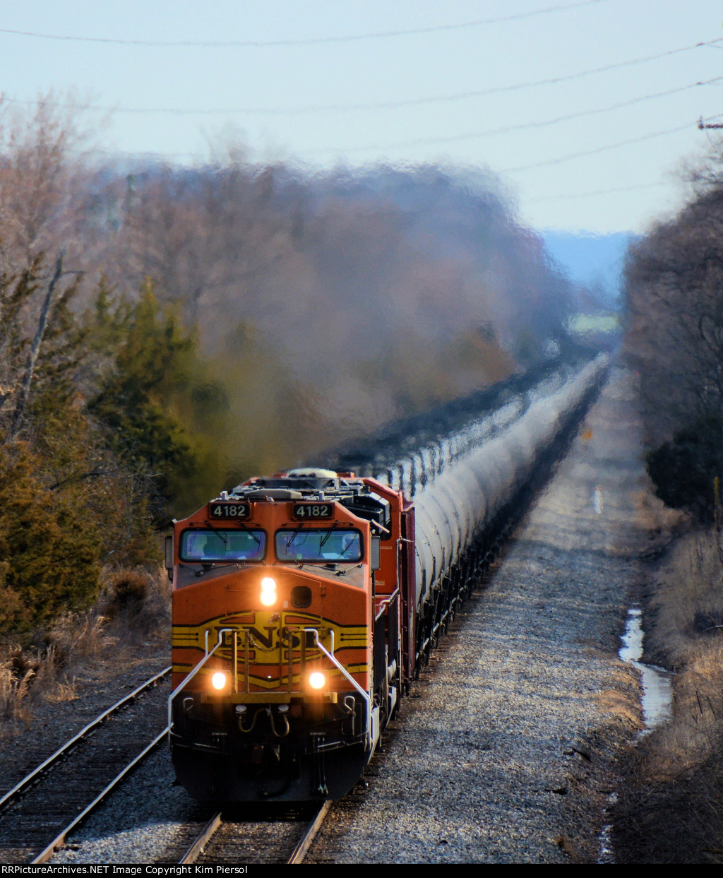 BNSF 4182 CSX Train K042 Crude Oil Loads